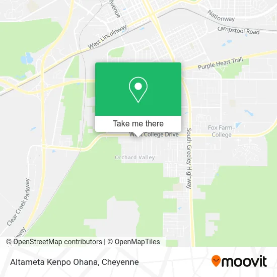 ¿Cómo llegar a Altameta Kenpo Ohana en Cheyenne en autobús?