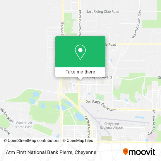 ¿Cómo llegar a Atm First National Bank Pierre en Cheyenne en autobús?