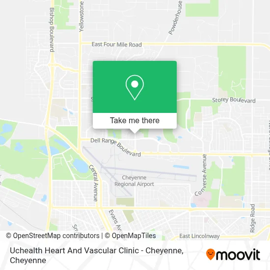 ¿Cómo llegar a Uchealth Heart And Vascular Clinic - Cheyenne en autobús?