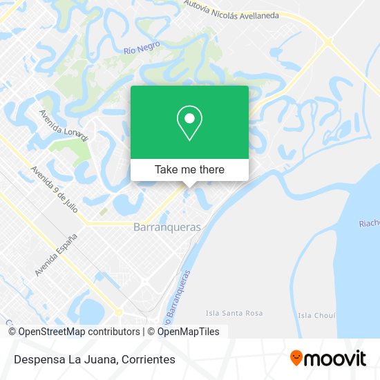 ¿Cómo llegar a Despensa La Juana en Barranqueras en autobús?