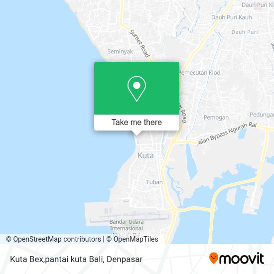 Bali Kuta Map