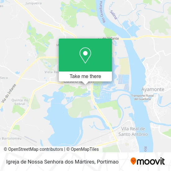 Como chegar a Igreja de Nossa Senhora dos Mártires em Castro Marim por ...