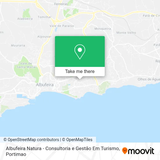 Como chegar a Albufeira Natura - Consultoria e Gestão Em Turismo em ...
