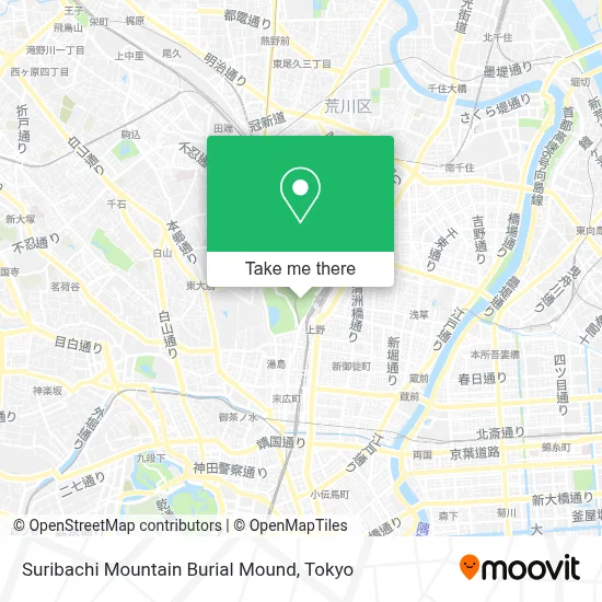 How to Get to Suribachi Mountain Burial Mound in Bunkyo Ward by Metro ...
