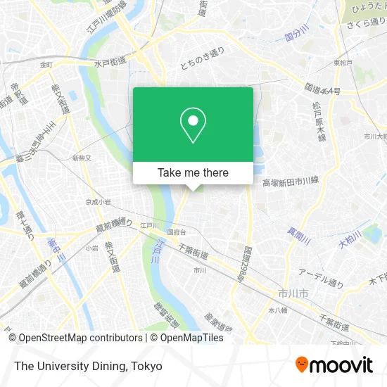 How to Get to The University Dining in Ichikawa City by Metro, Bus or ...