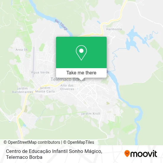 How to Get to Centro de Educação Infantil Sonho Mágico in Telêmaco ...