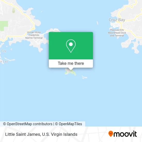 How to get to Little Saint James with public transit?