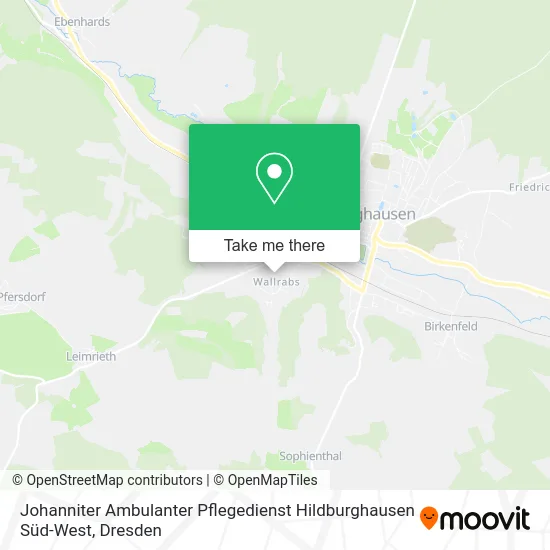 How to Get to Johanniter Ambulanter Pflegedienst Hildburghausen Süd ...