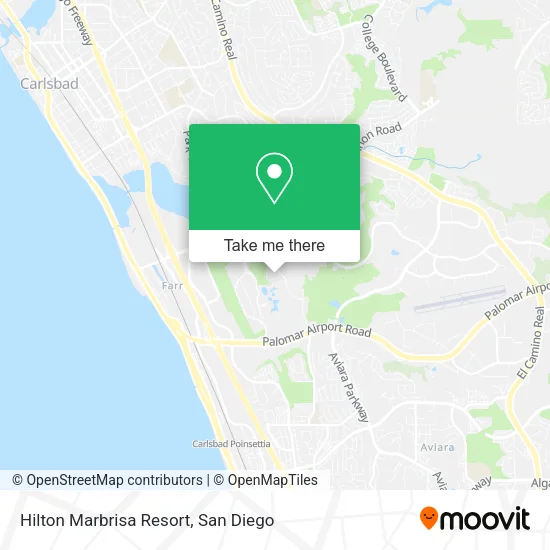 How to Get to Hilton Marbrisa Resort in Carlsbad by Bus or Train?