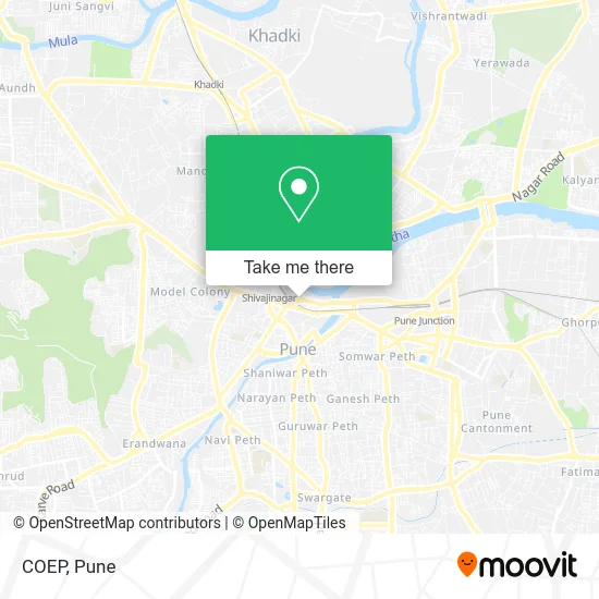 How to Get to COEP in Pune & Velhe by Bus or Metro?