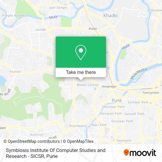 How to get to Symbiosis Institute Of Computer Studies and Research ...