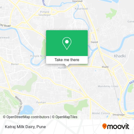 How to get to Katraj Milk Dairy in Pune & Velhe by bus, metro or train?