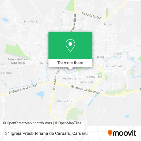 How to Get to 3ª Igreja Presbiteriana de Caruaru by Bus?