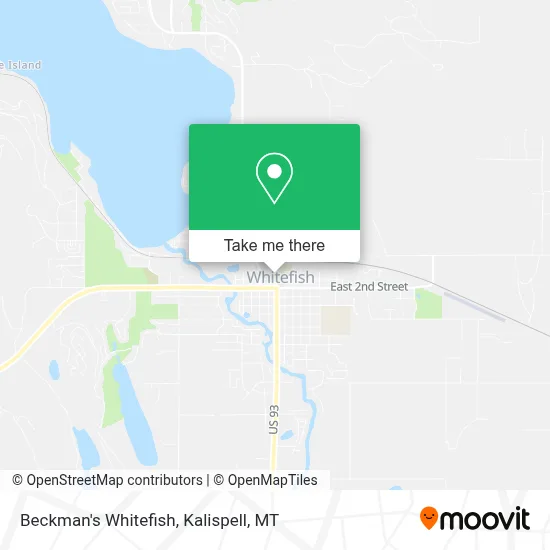 How to get to Beckman's Whitefish with public transit?