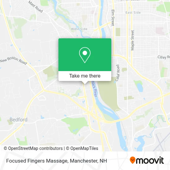 How to Get to Focused Fingers Massage in Bedford by Bus?