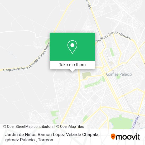 ¿Cómo llegar a Jardín de Niños Ramón López Velarde Chapala, gómez ...