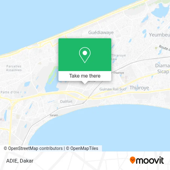 How to Get to ADIE in Pikine Dagoudane by Bus?