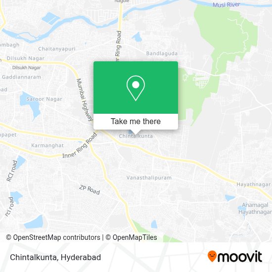 How to Get to Chintalkunta in Ranga Reddy by Bus or Metro?