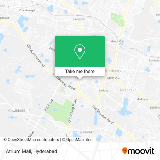 How to get to Atrium Mall in Ranga Reddy by bus or metro?
