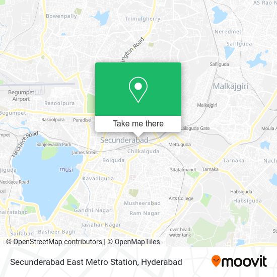 How to Get to Secunderabad East Metro Station in Hyderabad by Bus ...