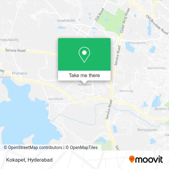 How to Get to Kokapet in Ranga Reddy by Bus?