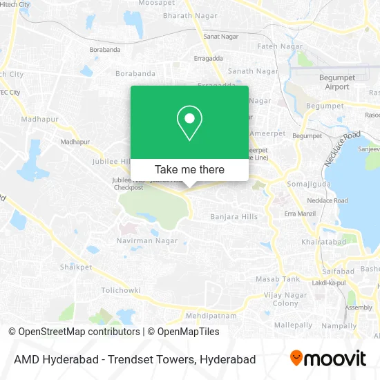 How to Get to AMD Hyderabad - Trendset Towers in Ranga Reddy by Bus or ...