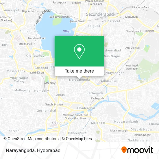 How to Get to Narayanguda in Hyderabad by Bus, Metro or Train?