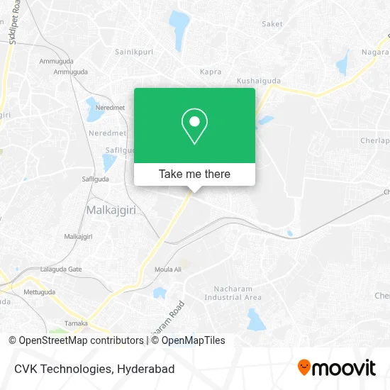 How to Get to CVK Technologies in Ranga Reddy by Bus or Train?