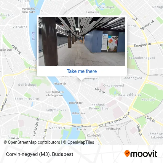 How to Get to Corvin-negyed (M3) in Budapest by Bus, Metro, Light Rail ...