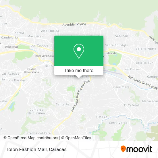 ¿Cómo llegar a Tolón Fashion Mall en Miranda en autobús o metro?