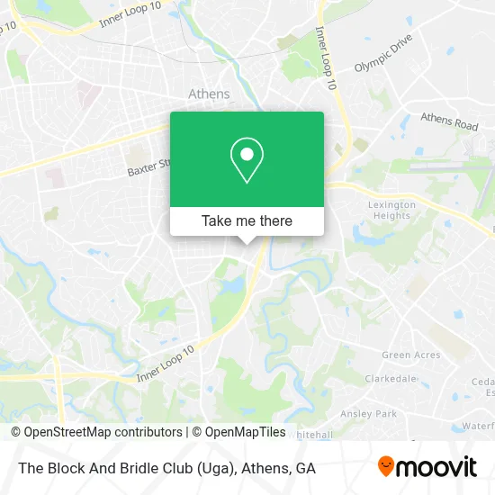 ¿Cómo llegar a The Block And Bridle Club (Uga) en Athens-Clarke County ...