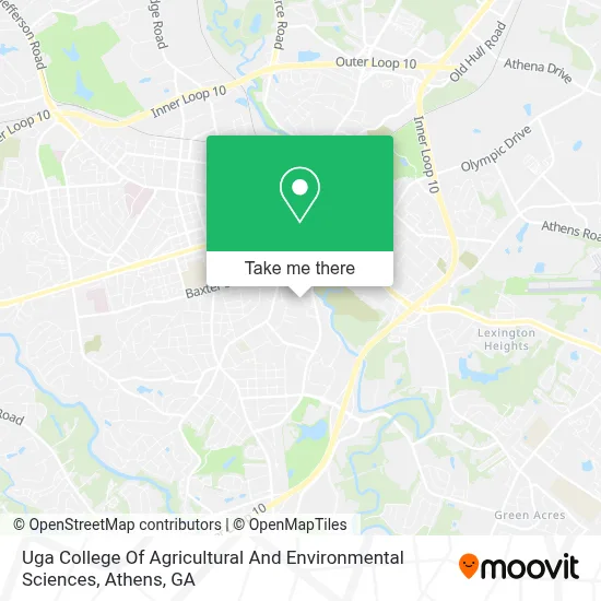 ¿Cómo llegar a Uga College Of Agricultural And Environmental Sciences ...
