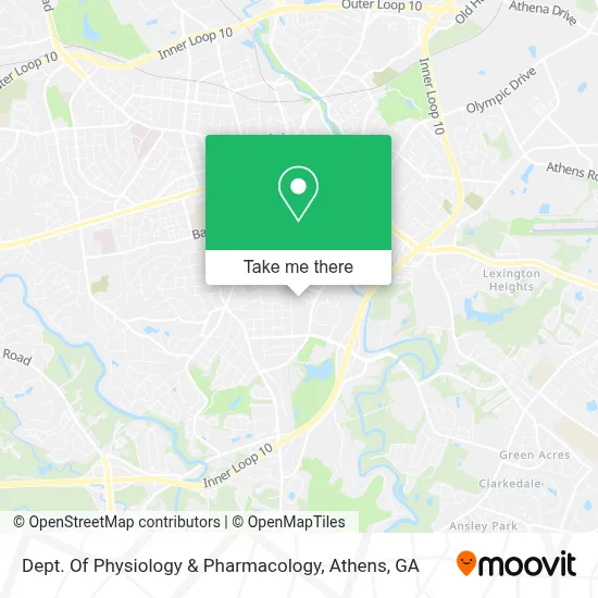 ¿Cómo llegar a Dept. Of Physiology & Pharmacology en Athens-Clarke ...