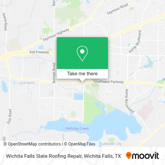¿Cómo llegar a Wichita Falls Slate Roofing Repair en autobús?