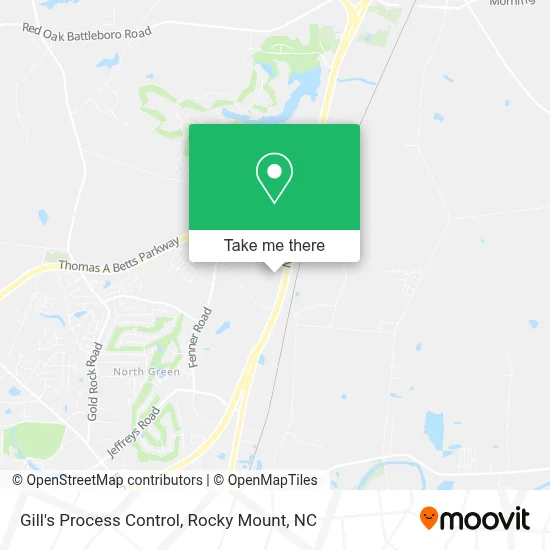 How to Get to Gill's Process Control in Rocky Mount by Bus?