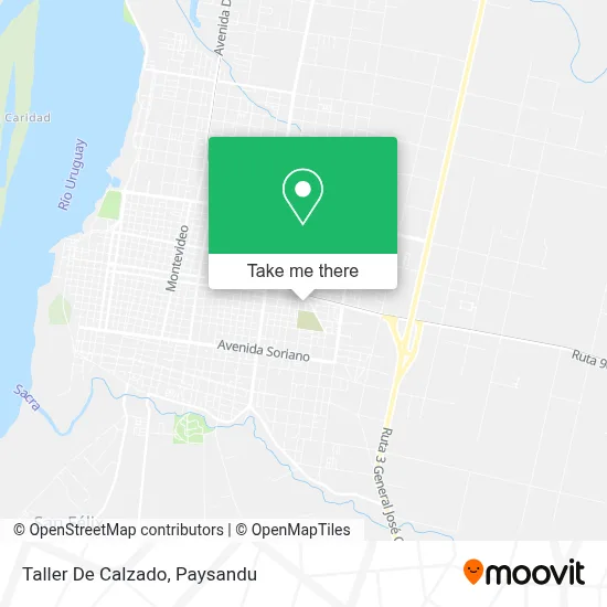 ¿Cómo llegar a Taller De Calzado en Paysandú en autobús?