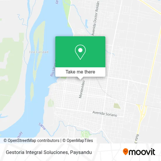 ¿Cómo llegar a Gestoria Integral Soluciones en Paysandú en autobús?