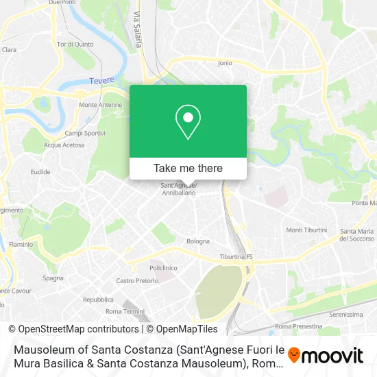 How to Get to Mausoleo di Santa Costanza (Basilica di Sant’Agnese Fuori ...