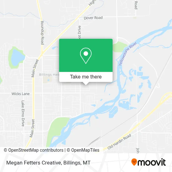 ¿Cómo llegar a Megan Fetters Creative en Billings en autobús?