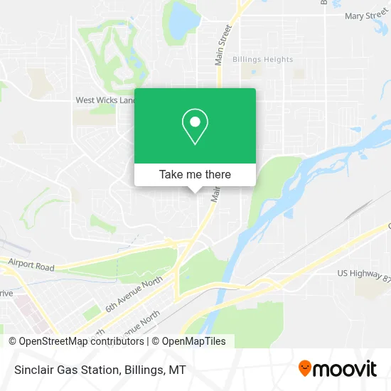 ¿Cómo llegar a Sinclair Gas Station en Billings en autobús?
