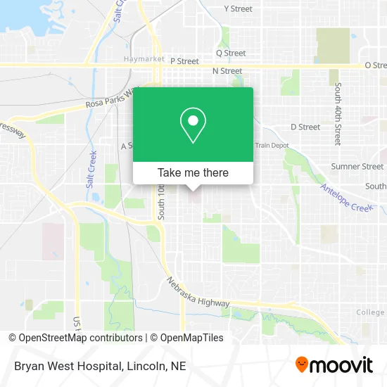 How to Get to Bryan West Hospital in Lincoln by Bus?