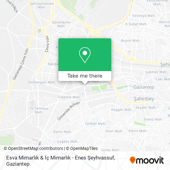 How to get to Esva Mimarlık & İç Mimarlık - Enes Şeyhvassuf in ...