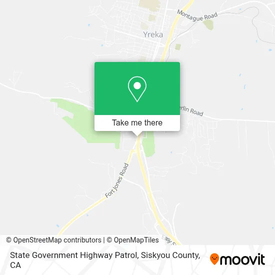 ¿Cómo llegar a State Government Highway Patrol en Yreka en autobús?