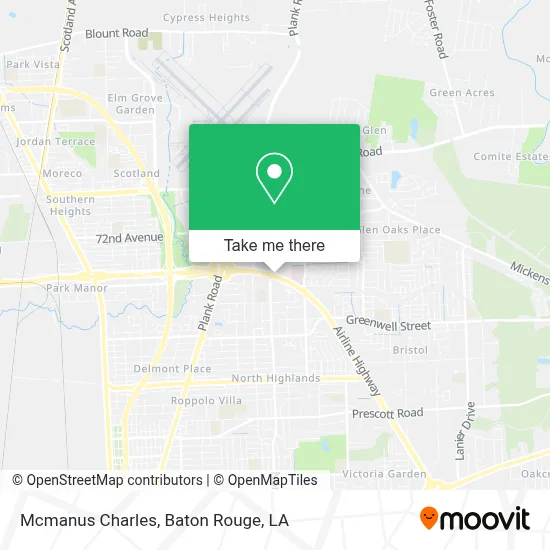 ¿Cómo llegar a Mcmanus Charles en Louisiana en autobús?