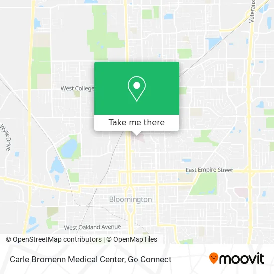 How to Get to Carle Bromenn Medical Center in Normal by Bus?
