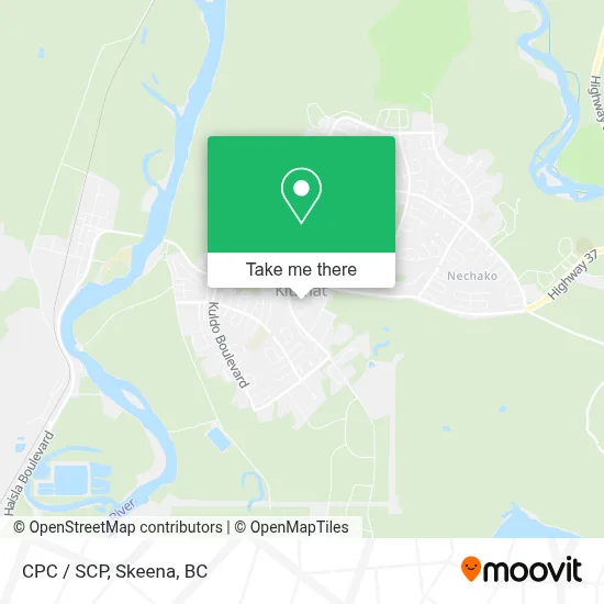 How to Get to CPC / SCP in Regional District Of Kitimat-Stikine by Bus?