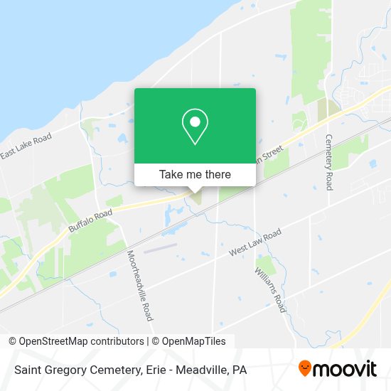 ¿Cómo llegar a Saint Gregory Cemetery en Erie County en autobús?