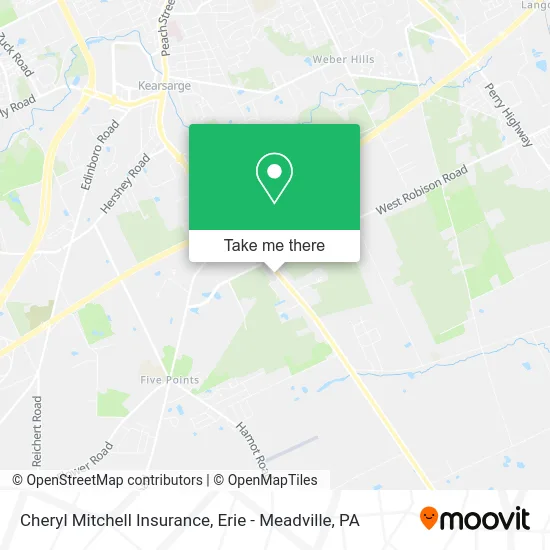 How to Get to Cheryl Mitchell Insurance in Erie County by Bus?