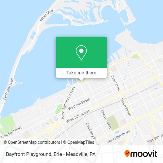 ¿Cómo llegar a Bayfront Playground en Erie en autobús?