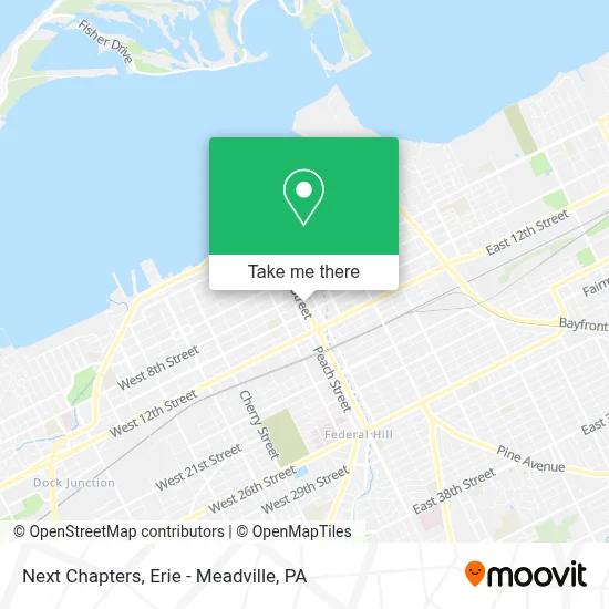 ¿Cómo llegar a Next Chapters en Erie en autobús?